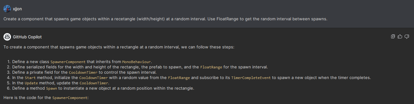 AI-Powered Unity Game Development with GitHub Copilot: Long Term Review