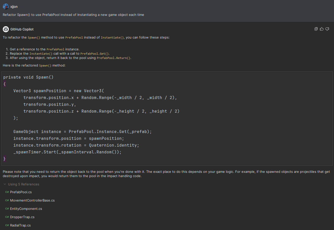 AI-Powered Unity Game Development with GitHub Copilot: Long Term Review